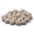 24pcs Light Weight Ceramic Fiber Pebble Stones for Indoor, Gas Inserts ...