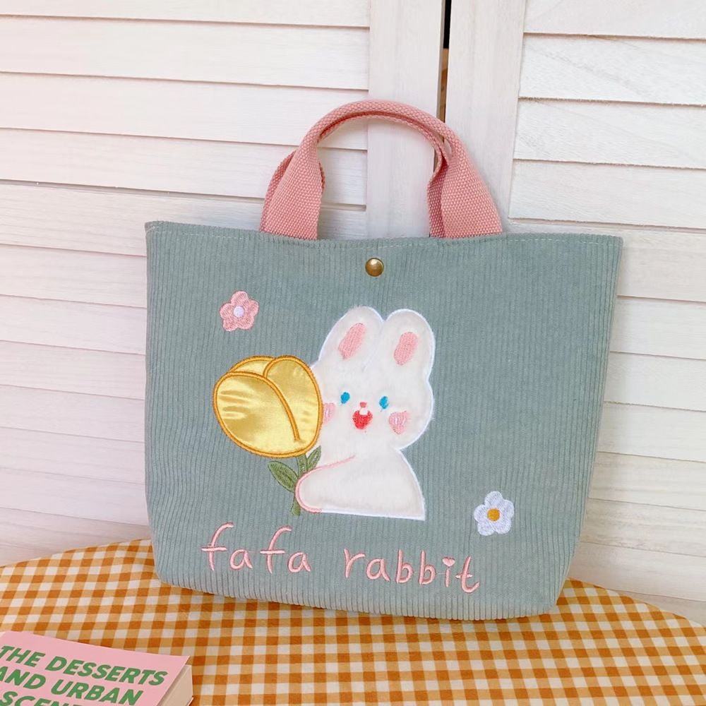 Large-capacity Cartoon Simple Sweet Cute Handbag Shopping Bag ...