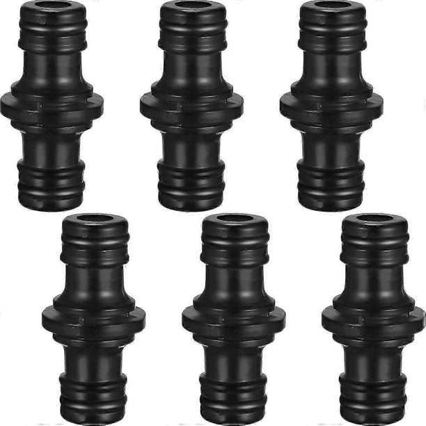 6 Pack Double Male Hose Connectors Extender For Join Garden Hose Pipe ...
