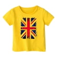 Confree Little Boys Tees Patriotic Pattern Printing Short Sleeved Round ...