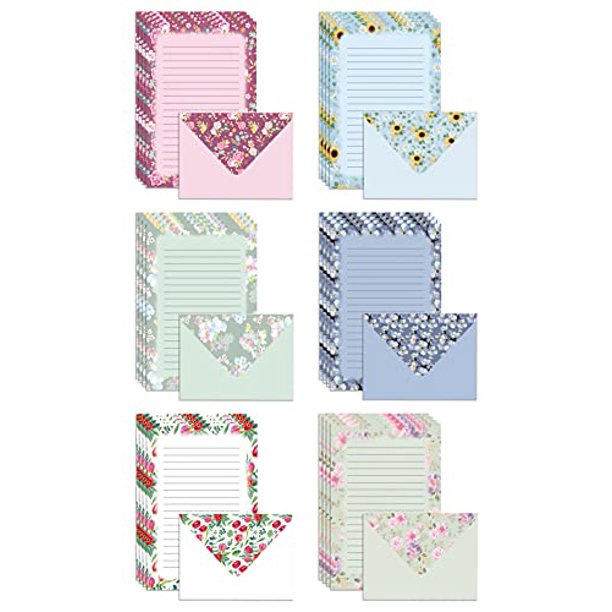 Better Office Mini Stationery Kits Assorted Floral Designs 50/Set ...