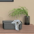 Curver Jute Smedium Basket, Resin Plastic Storage Bin, Grey Flannel, 4 ...