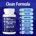 Nature's Perfect Night, Melatonin 20mg, Vegan Quick Dissolve Tablets ...