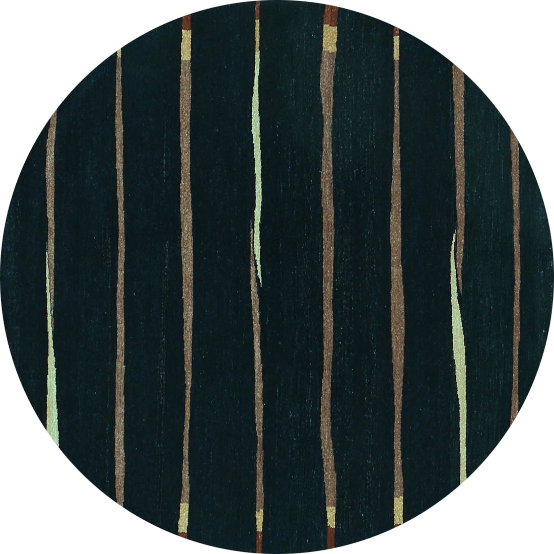 Ahgly Company Indoor Round Abstract Light Blue Contemporary Area Rugs ...