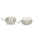 2PCS Hair Shampoo Brush Whale Shape Pressed Scalp Care Shampoo Brush ...
