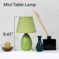 Simple Designs, Mini Egg Oval Ceramic Table Lamp 2 Pack Set - Walmart.com