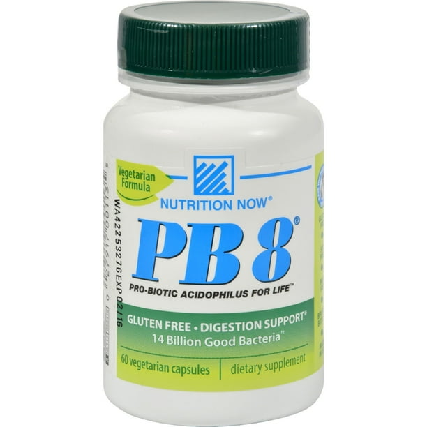 Nutrition Now Pb 8 Pro-Biotic Acidophilus For Life - 500 Mg - 60 ...