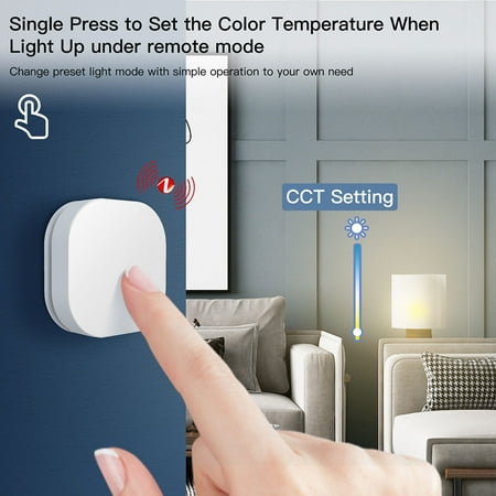 Tuya ZigBee Living Room Bedroom light dimming function to Smart Switches Remote Control Dimmer ...