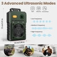 ZLOLEN Rechargeable 50ft Ultrasonic Dog Bark Control Device with 2 ...