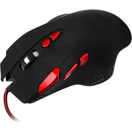 Glowing Mouse, Plug and Play Ergonomic Shape Design Gaming Mouse 8 ...