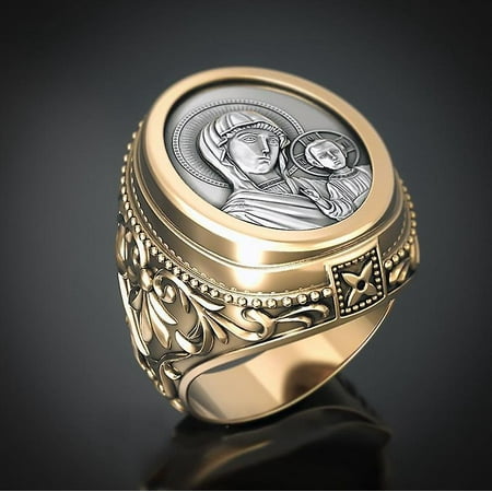 Tony Stark, Shiny Bevel, Iron-man Ring-10 / No.3 Virgin Mary-（Fulbox ...