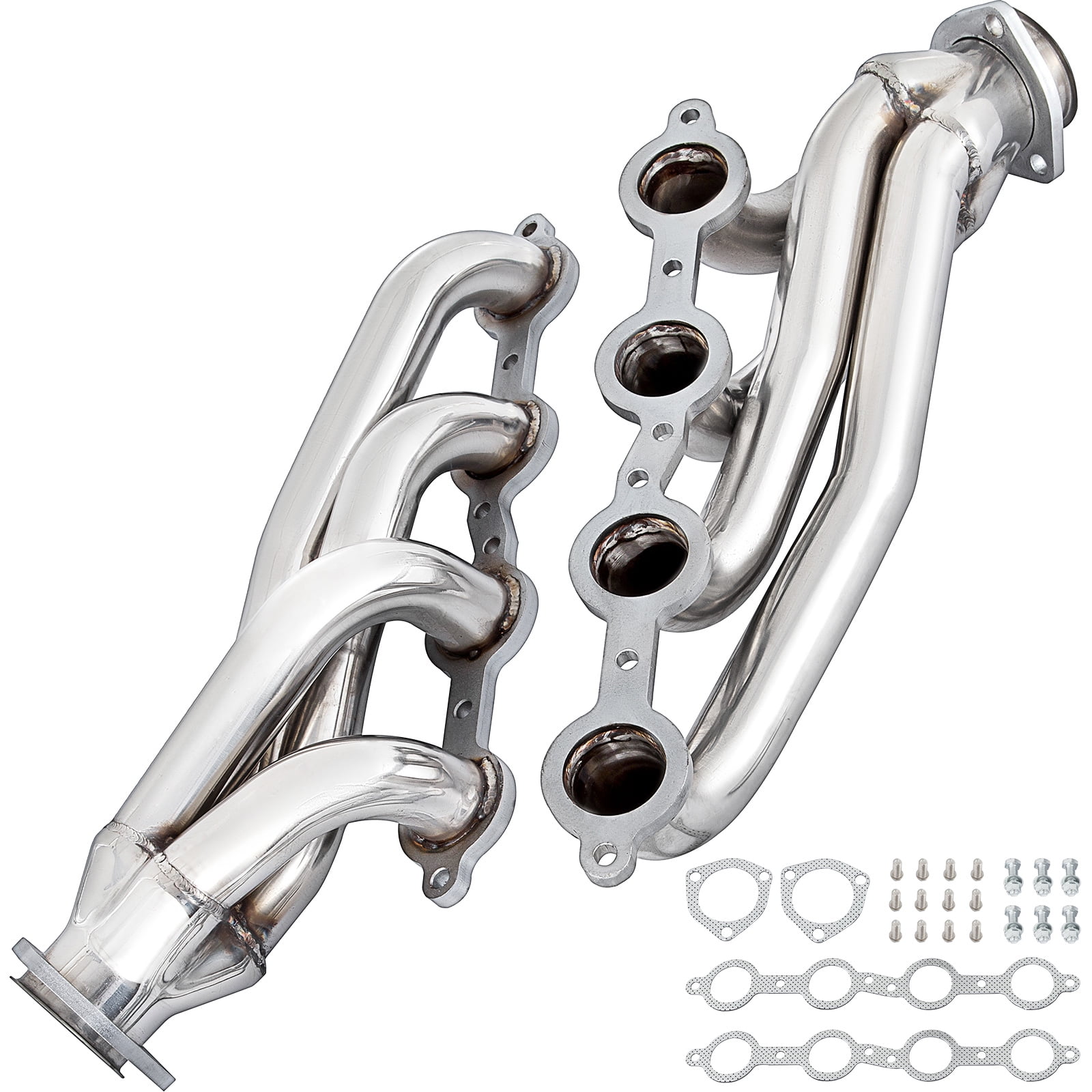 BENTISM Exhaust Header Set 1 5/8" Exhaust Turbo Headers锛?Stainless ...