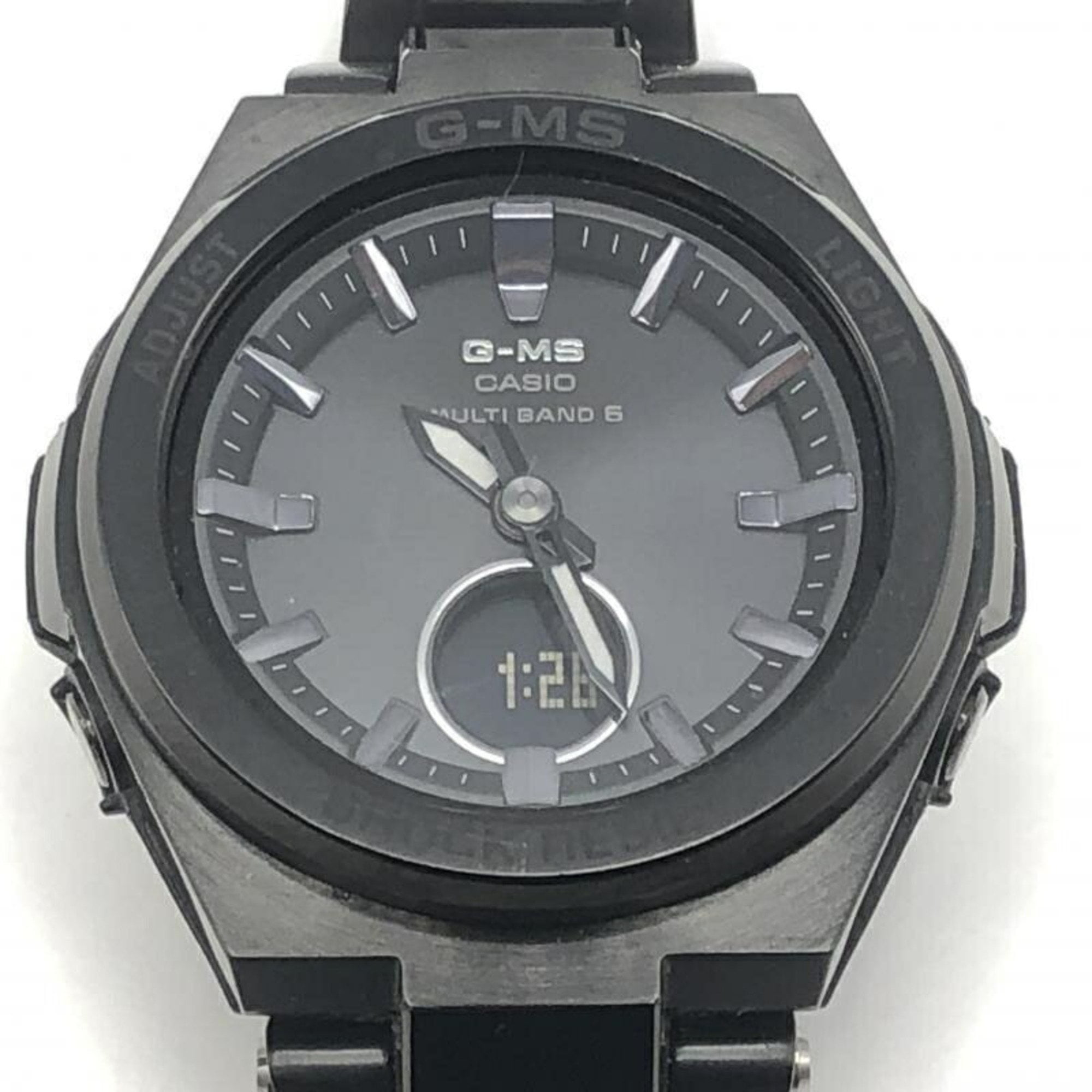 Pre-Owned CASIO G-MS Watch MSG-W200CG Black Casio (Good) - Walmart.com