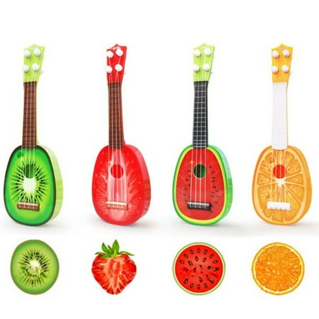 LFYOU Cute Musical Ukulele Fruit Pattern Lovely Mini Guitar Musical ...