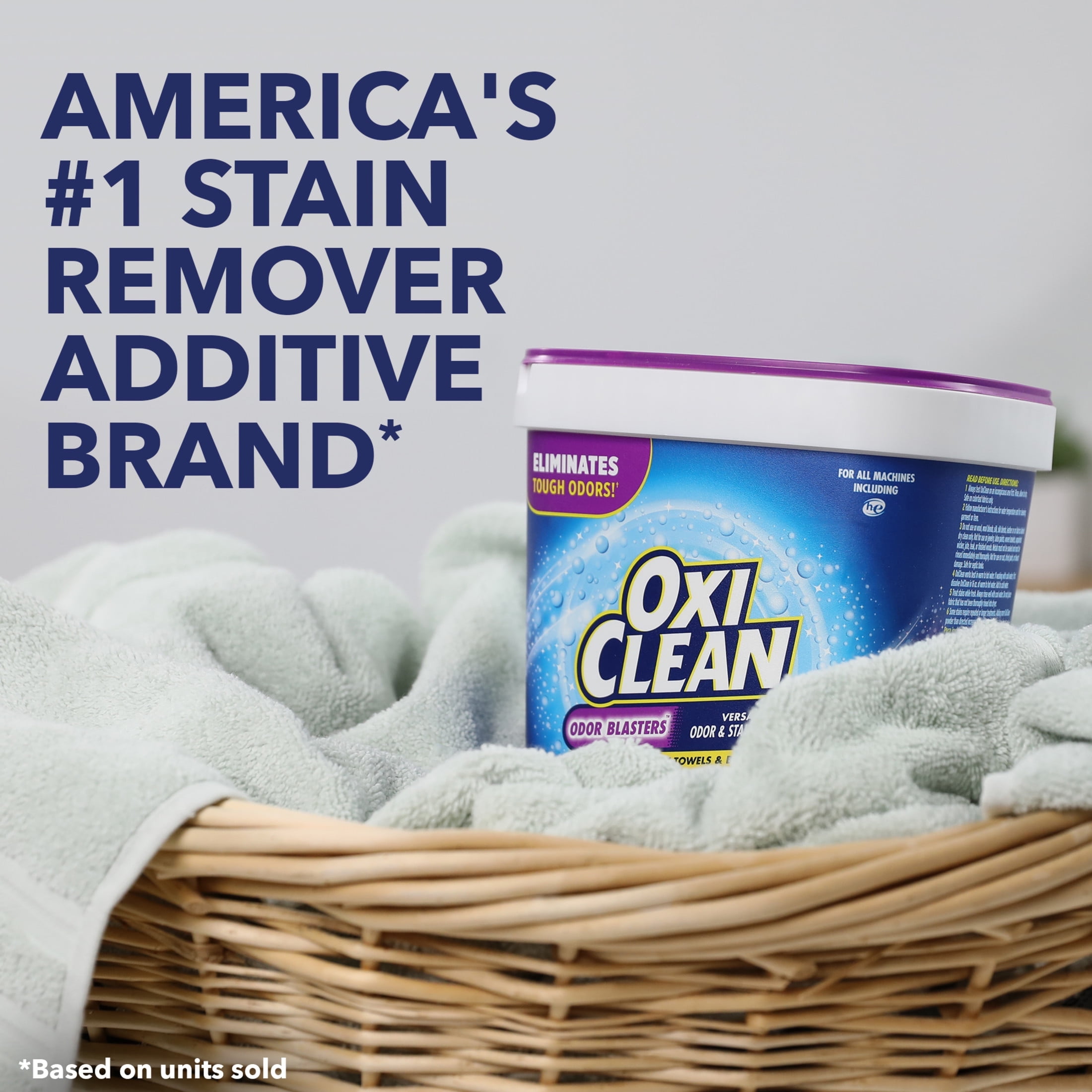 OxiClean Odor Blasters Versatile Odor and Laundry Stain Remover Powder ...