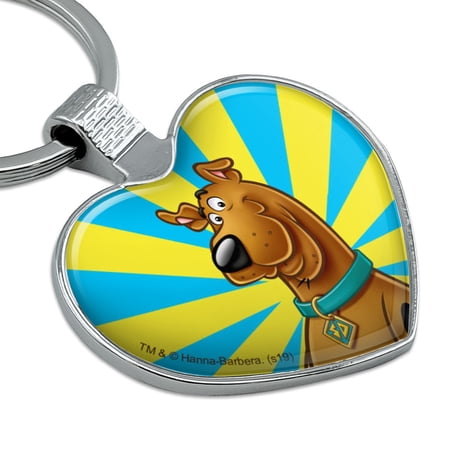 Graphics and More - Scooby-Doo Character Keychain Heart Love Metal Key ...