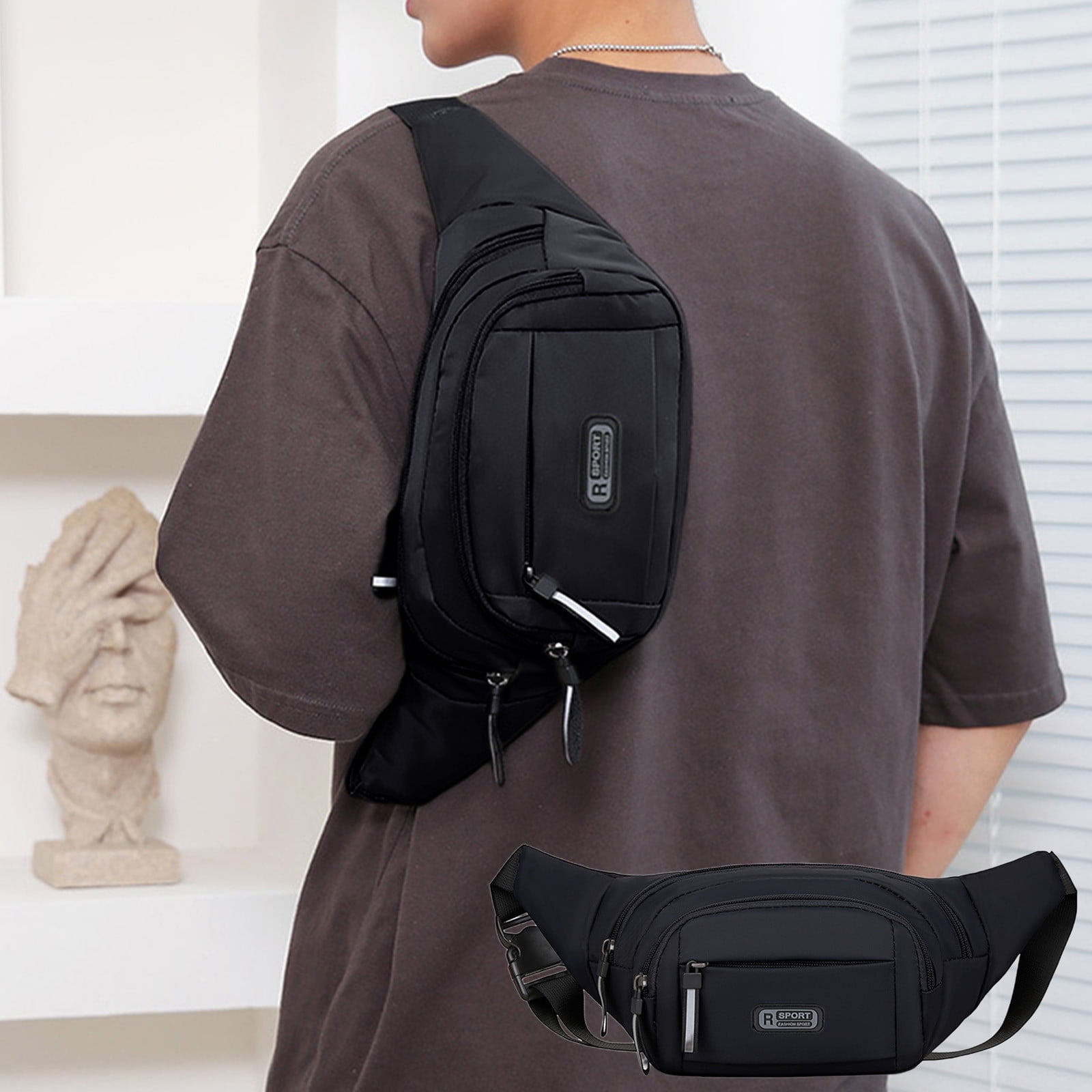 Click here for Kttectoa Waist Bag Men Put Mobile Phone Multifunct... prices