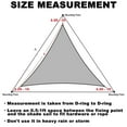 LOVE STORY Waterproof 16'x16'x16' White Sun Shade Sail Triangle UV ... LOVE STORY Waterproof 16'x16'x16' White Sun Shade Sail Triangle UV ...
