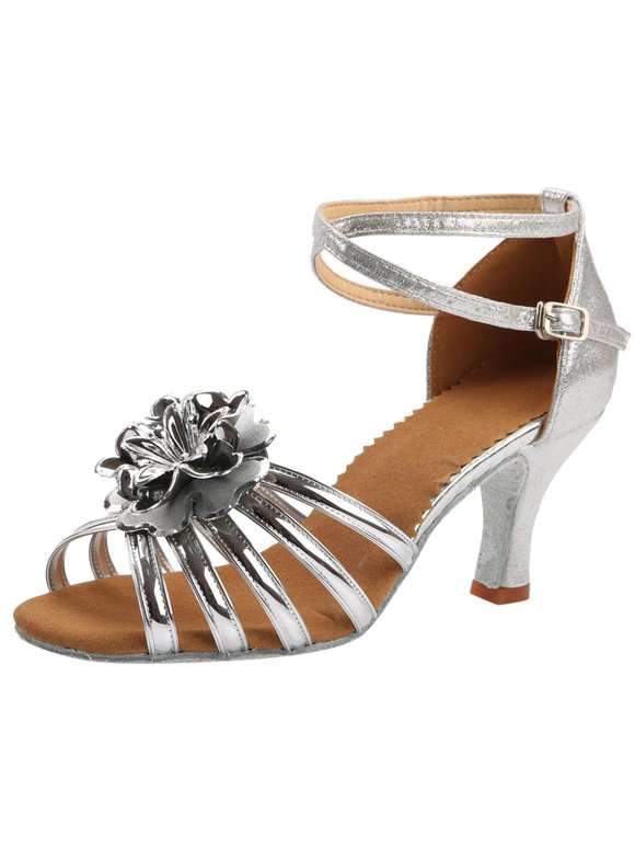 Silver Wedge Sandals