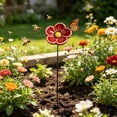 VMWMSSR Ceramic Flower Bee Waterer, Outdoor Pollinator Watering Station ...