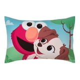 Sesame Street Furry Friends Elmo and Puppy 4 Piece Toddler Bed Set ...