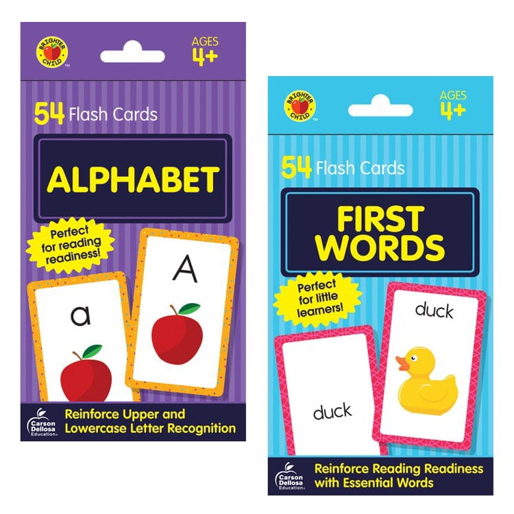 Flash Card Set: Brighter Child Flash Cards: First Words Flash Cards ...