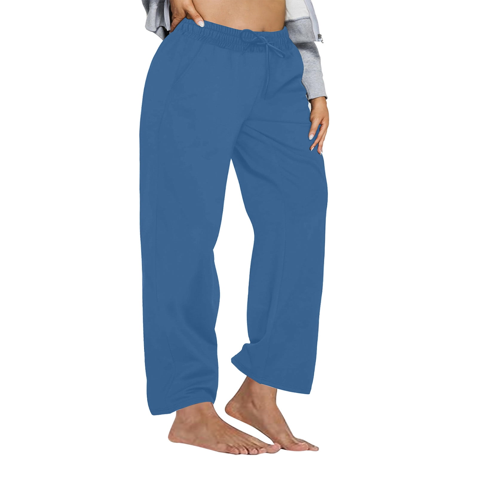 Click here for Plebaso Womens Plus Size Pants Elastic Waist Wide... prices