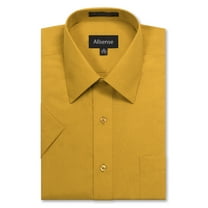 Alimens & Gentle Men's Stain Sheild Dress Shirts Long Sleeve Stretch ...