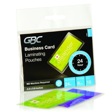 GBC, GBC3745686, Self-Sealing ID Badge Laminating Pouches, 10 / Pack ...