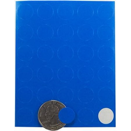 Blue Circle Dot Stickers, 0.50 Inch Round, 10 Sheets of 30 Labels, 300 ...