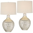 360 Lighting Waylon 28" Tall Modern Luxe End Table Lamps Set of 2 ...