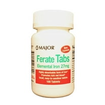 Fergon High Potency Iron Supplement Tablets with Ferrous Gluconate ...