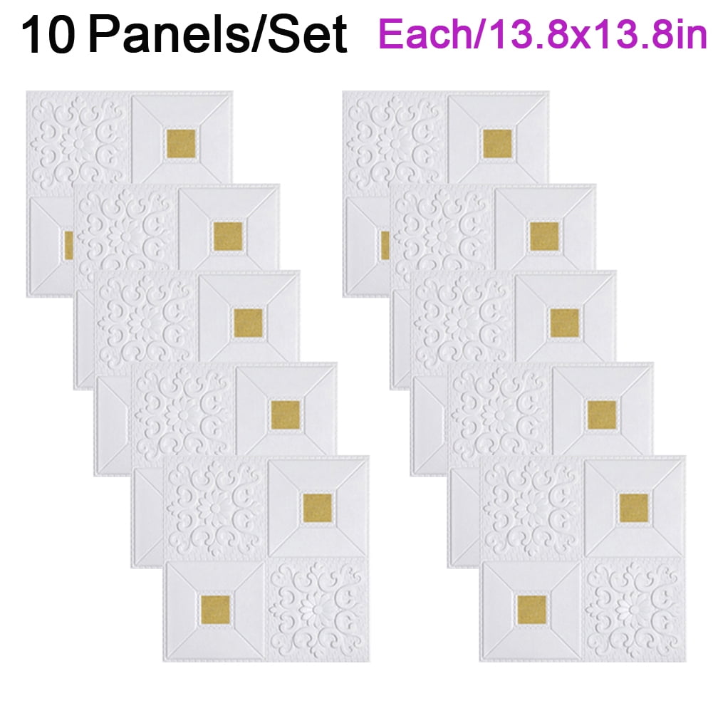 URMAGIC 3D Wall Stickers Self-adhesive Ceiling Panels Foam Sticker for ...