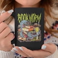 Graphic Book Worm Monster Horror Reading Book Lover Coffee Mugs ...