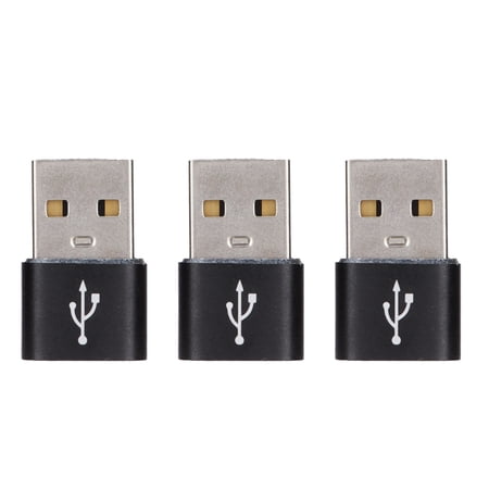 US Bto Type C Adapter,3 Pack USB 2.0 USB Maleto Type C Female Adapter ...