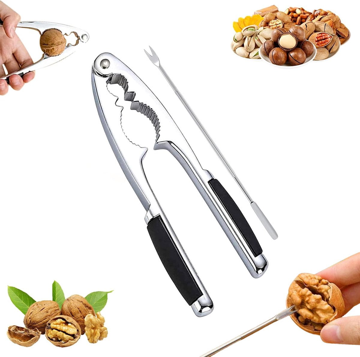 Nutcracker - Stainless Steel - Walnut / Nut Cracker - Walnut Cracker ...