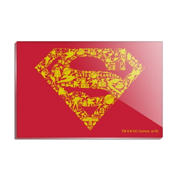 Superman Superman Icons Logo Rectangle Acrylic Fridge Refrigerator ...