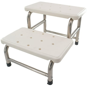 North American Health + Wellness Bath and Shower Step Stool with Handle ...