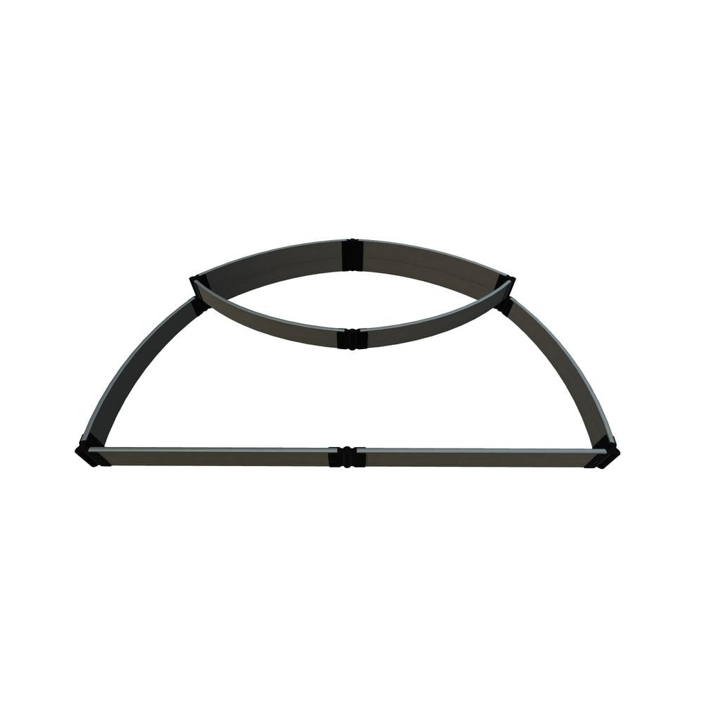 Frame It All Weathered Wood 'Blackbeard'S Hat' 6' X 8' 11" Semi Circle ...