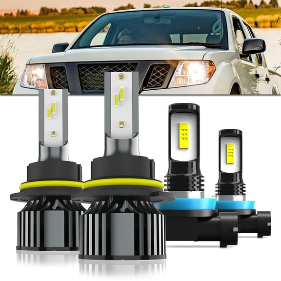 Applicable to 9007 H3 Led Headlight Kit Nissan Frontier 2001-2002 ...