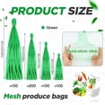 500 count 24/20/18/14 Inch Mesh Bags for Vegetables Mesh Produce Bag ...