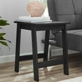 Mainstays Small Square Wood Side Table, Black Finish - Walmart.com