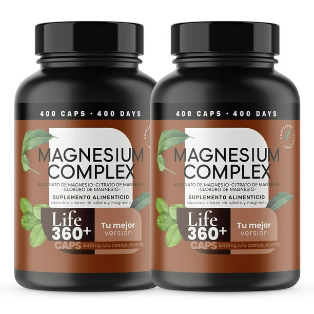 Suplemento Alimenticio Life360+ 2 pack Magnesium Complex Salud y ...