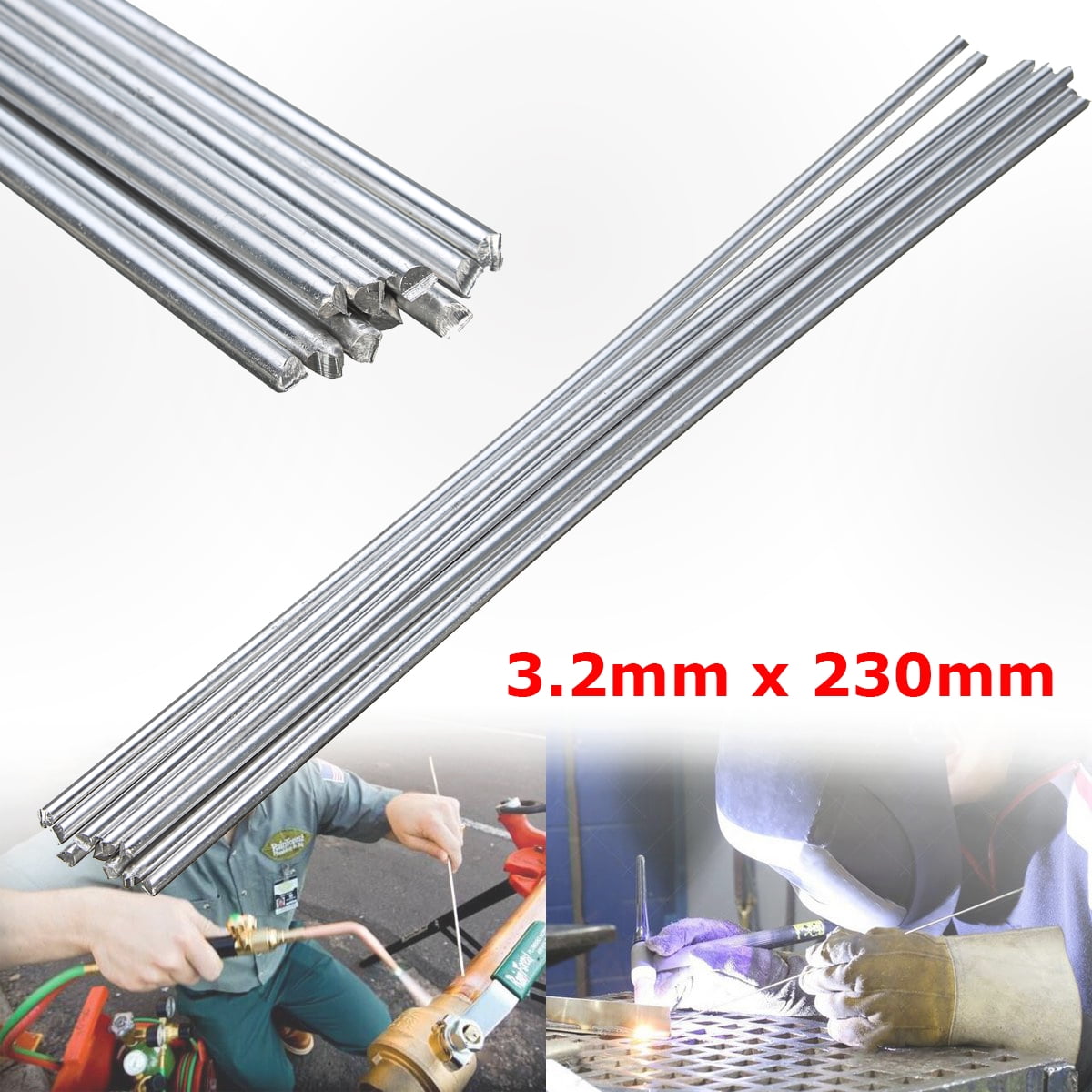 10PCS Low Temperature TIG Aluminium Welding Rods Soldering Brazing ...