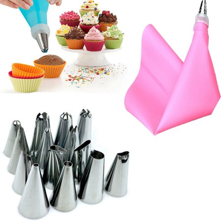 16pcs Cake Cream Decorating Tool Set Kitchen Baking Utensils | Walmart ...