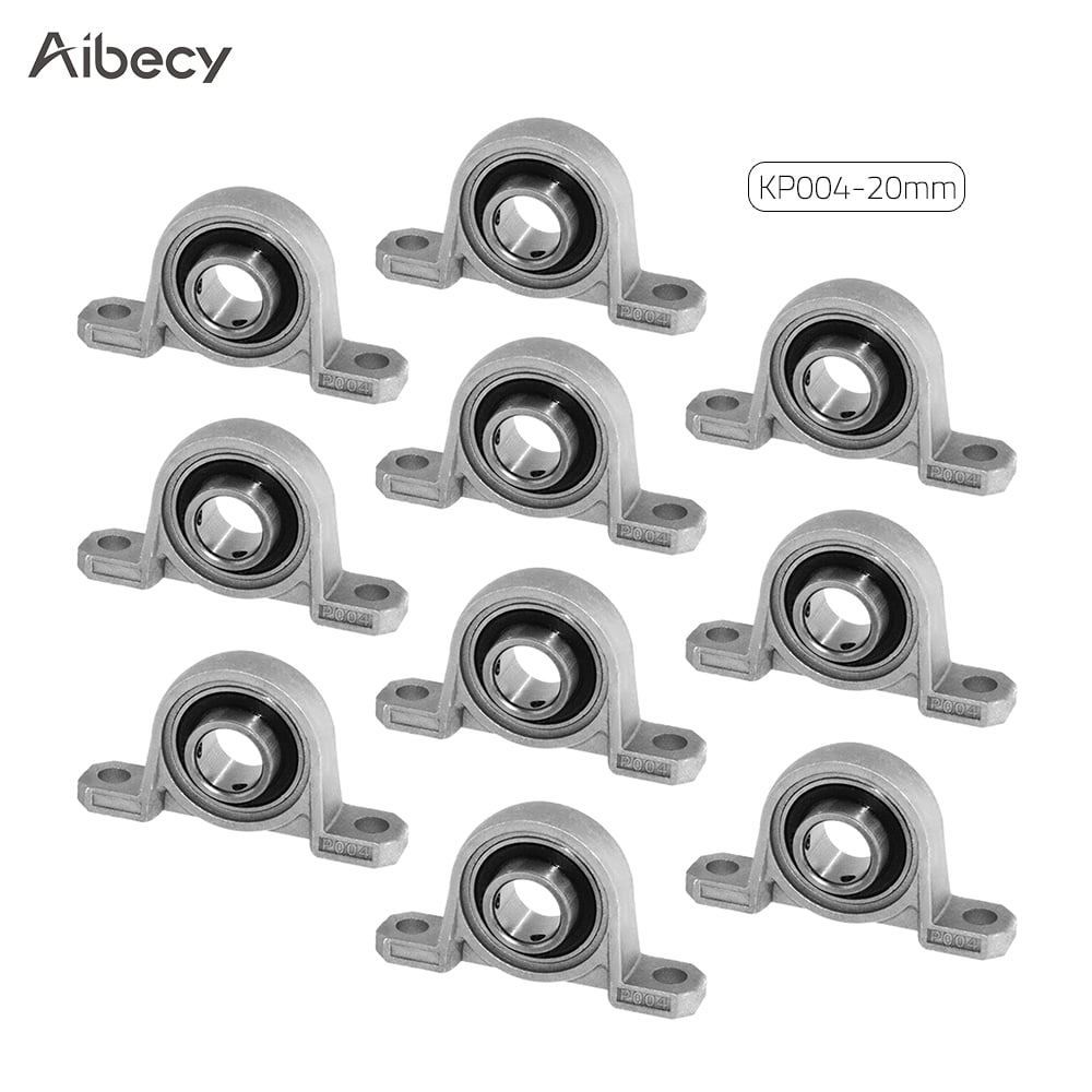 Aibecy Metal Ball Bearing Pillow Block KP004 Mounted Ball Bearings Core ...