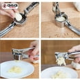Q&Q BASICS Garlic Press Mincer and Peeler Premium Ginger Press ...