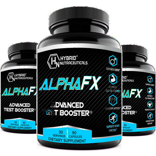 AlphaFX Advanced Testosterone Booster Estrogen Blocker Supplement for ...