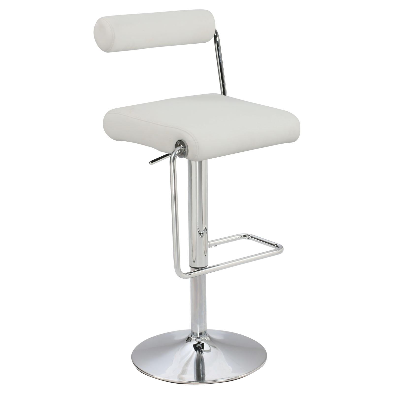 0979 Bella Vita Roll Back Pneumatic Gas Lift Adjustable Height Swivel ...