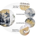 72x78 Inch Shower Curtain Mist Forest Bathroom Decor, Waterproof Fabric ...